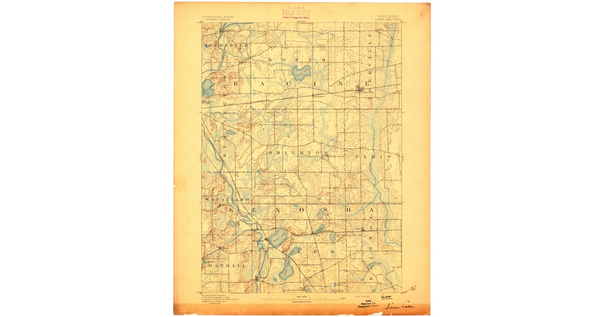 1890s Maps of Burlington, WI | Pastmaps