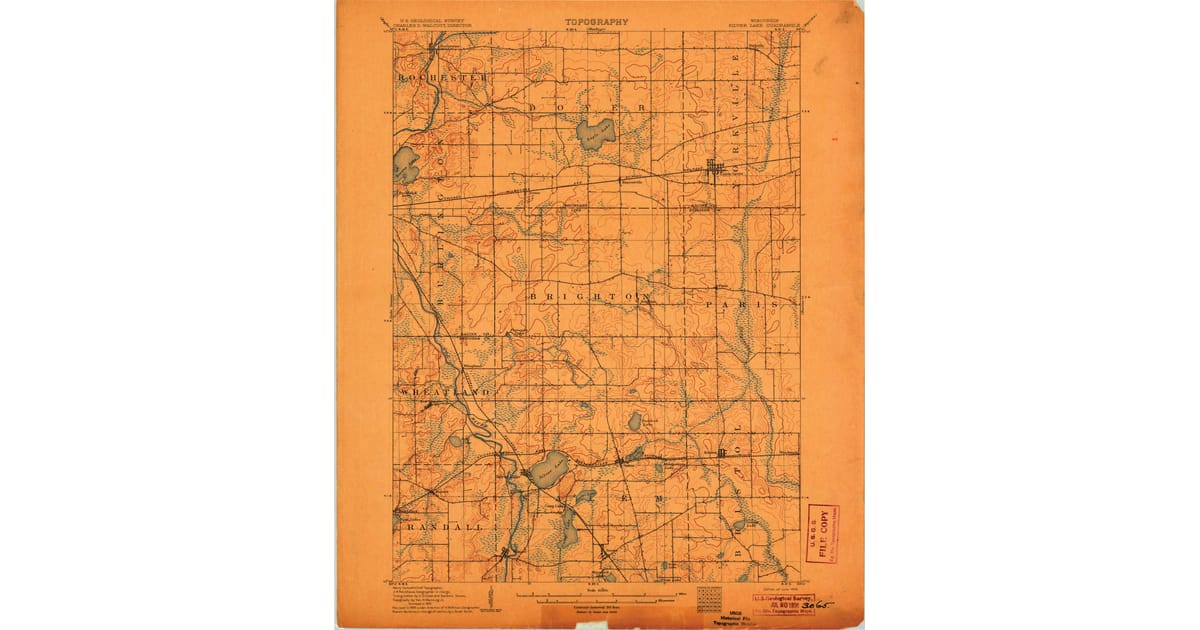 1900s (20th Century) Maps of Silver Lake, Salem Lakes | Pastmaps