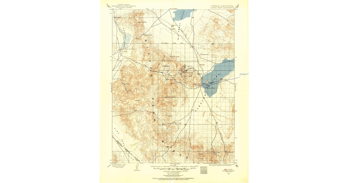 Old Maps of Esmeralda County, NV | Pastmaps