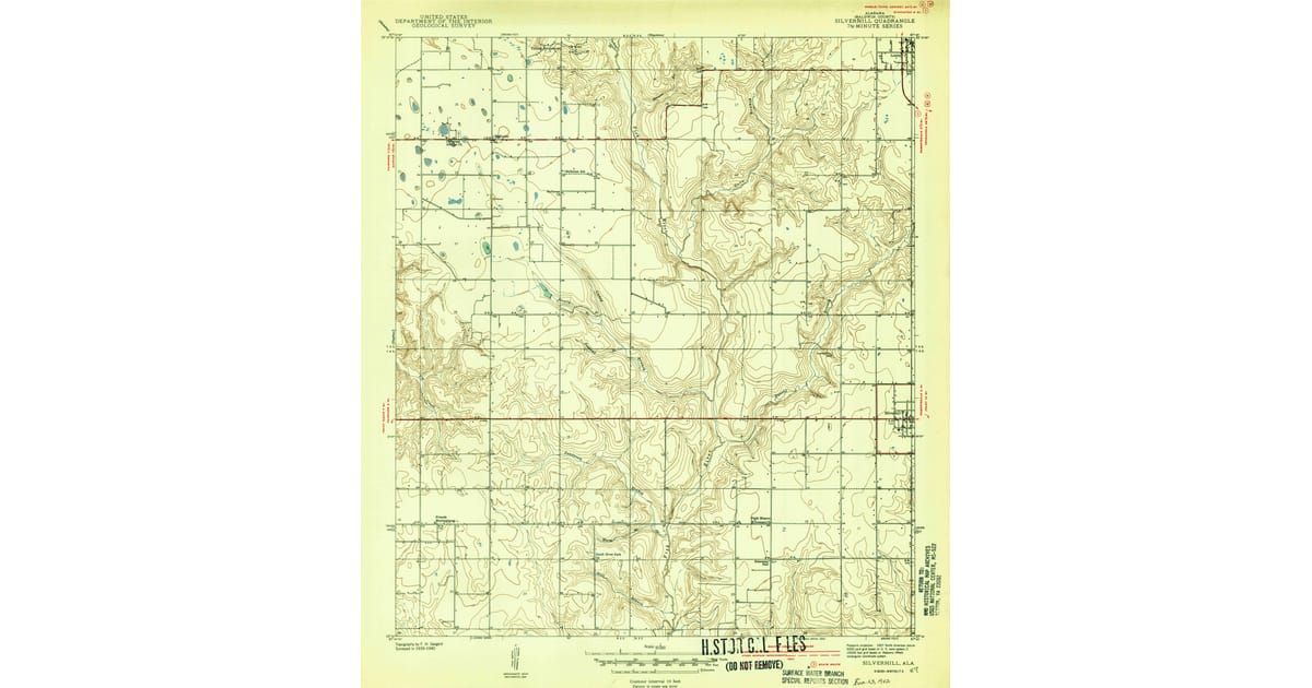 1940s Maps of Alabama | Pastmaps