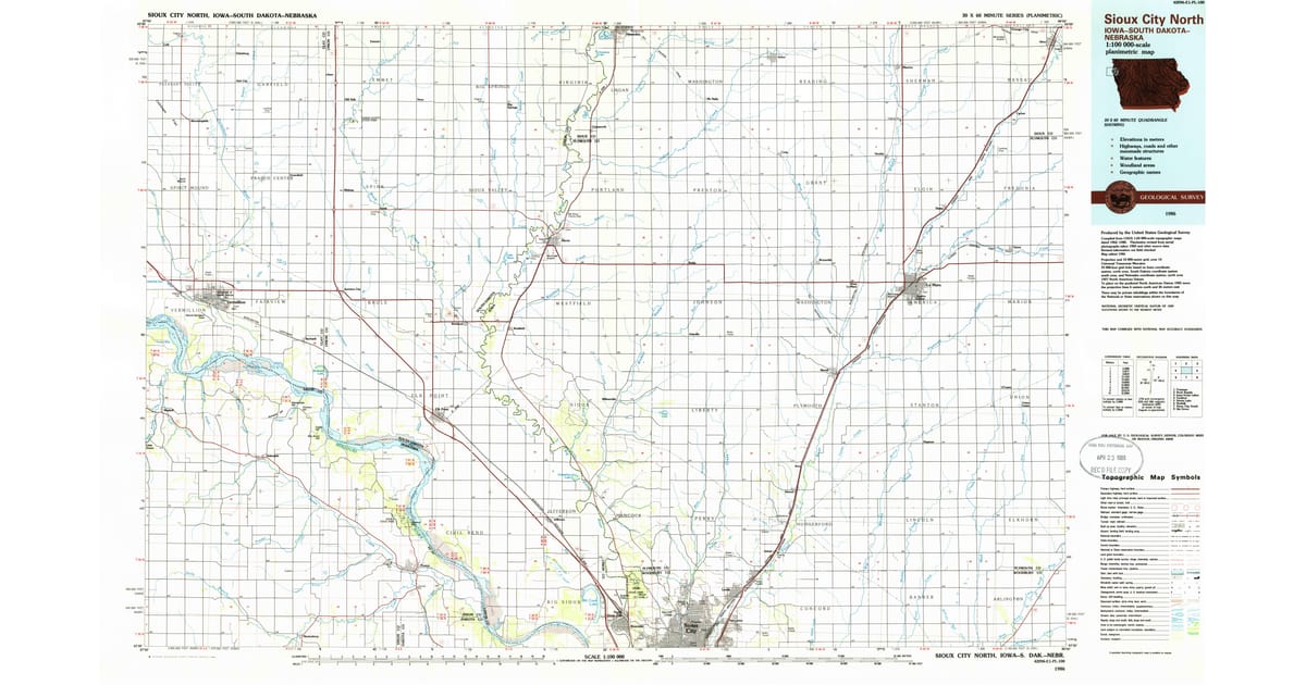 1980s Maps of Sioux City, IA | Pastmaps