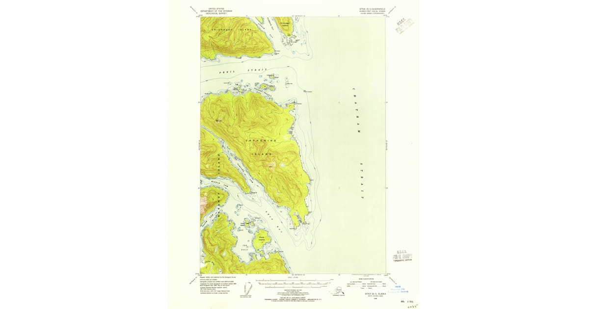 Old Maps of Sitka, AK for Genealogy | Pastmaps
