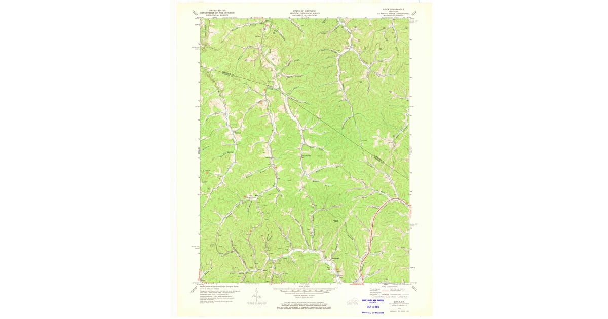 1970s Maps of Johnson County, KY | Pastmaps