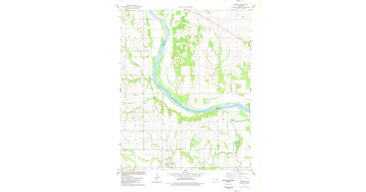 1978 Map of Skedee, OK — High-Res | Pastmaps