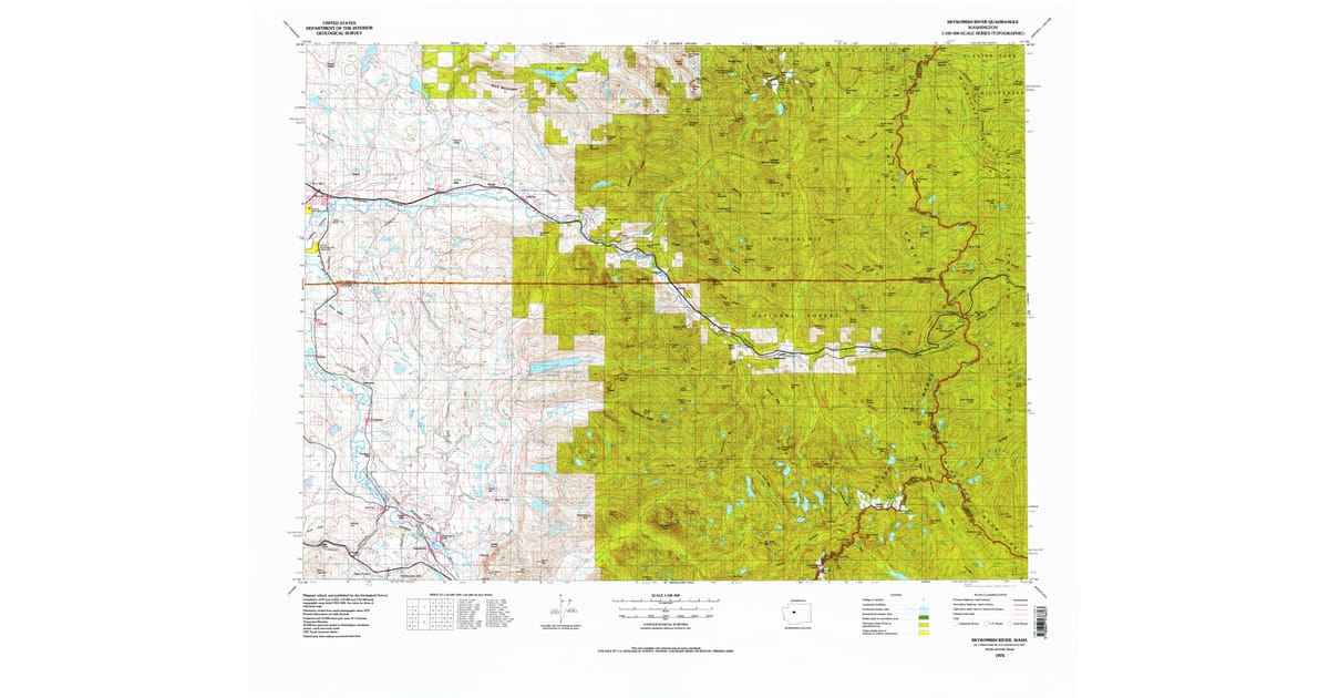 1970s Maps of North Sultan, WA | Pastmaps