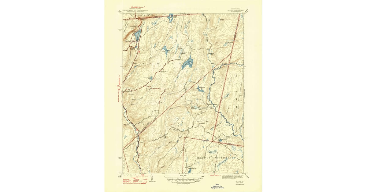 1947 Map of Skytop, Monroe County, PA — High-Res | Pastmaps