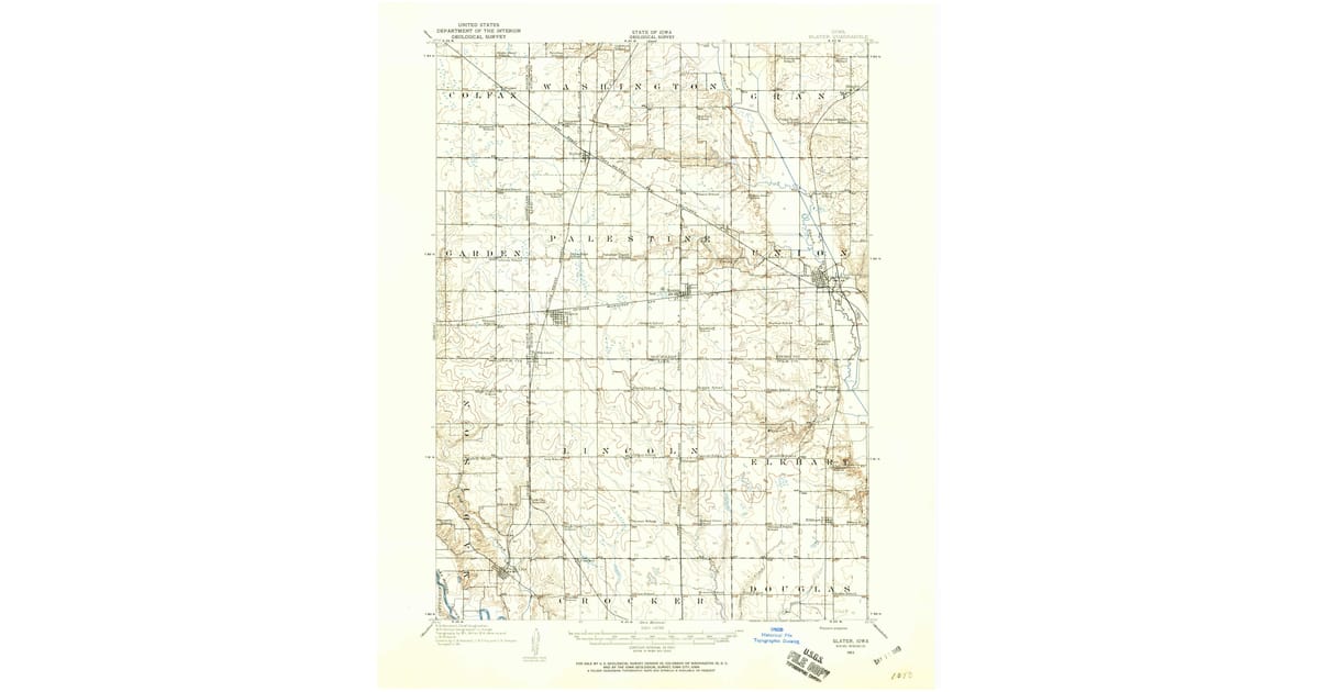 Old Maps of Sheldahl, IA | Pastmaps