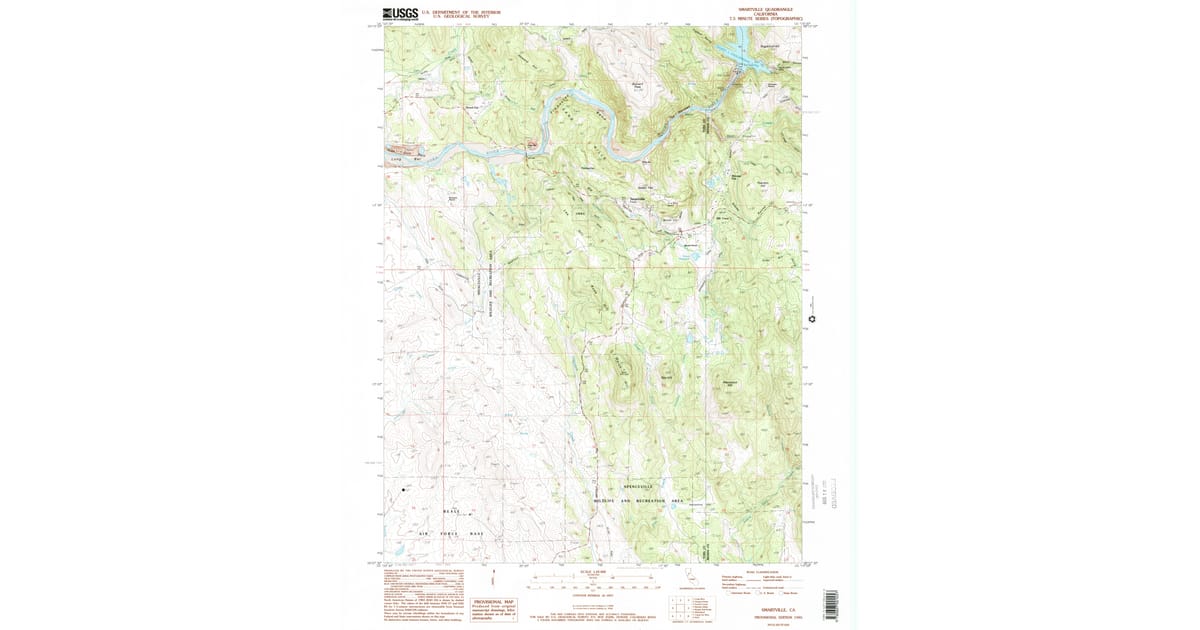 1995 Map of Smartville, Yuba County, CA — High-Res | Pastmaps