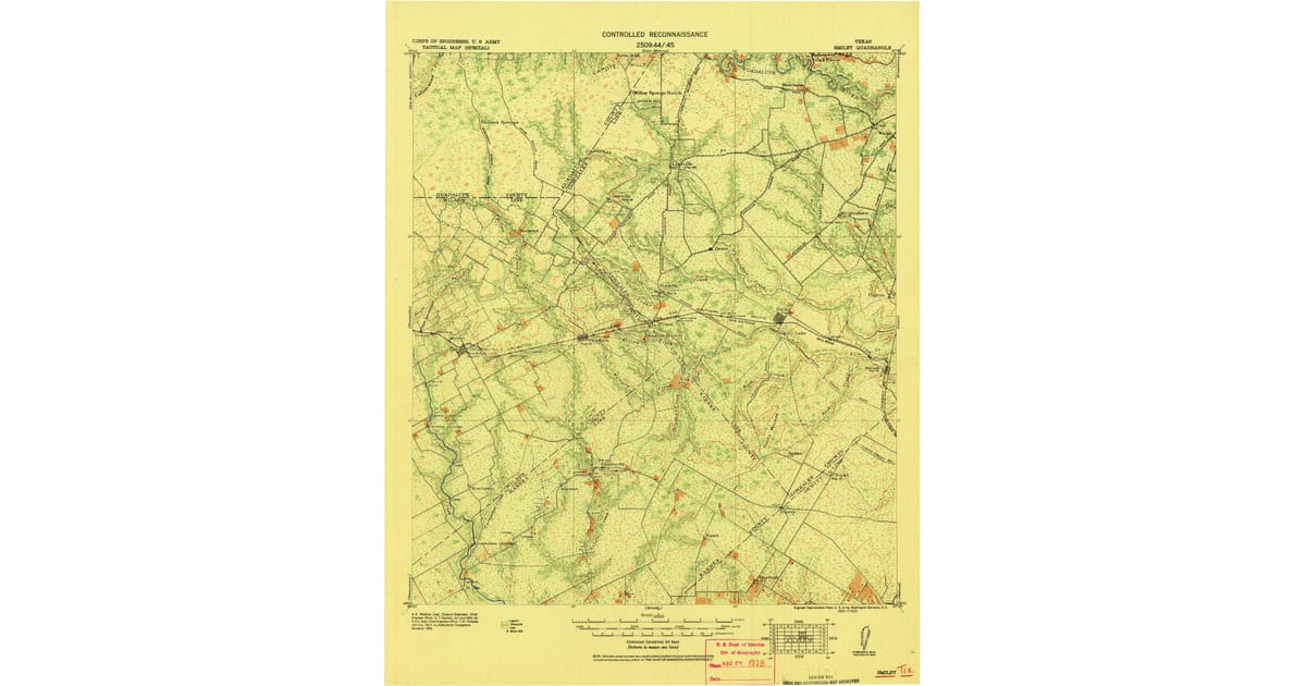 Old Maps of Sample, TX | Pastmaps