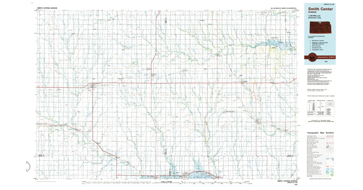 1980s Maps of Dispatch, KS | Pastmaps