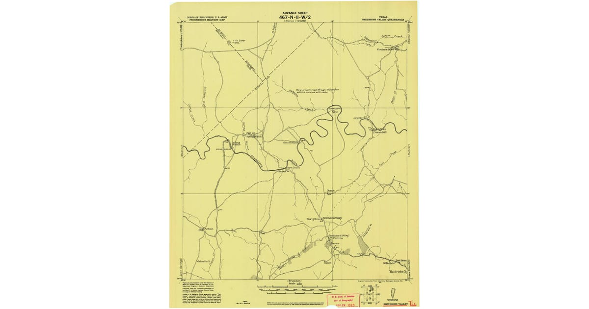 1920s Maps of Comal County, TX | Pastmaps