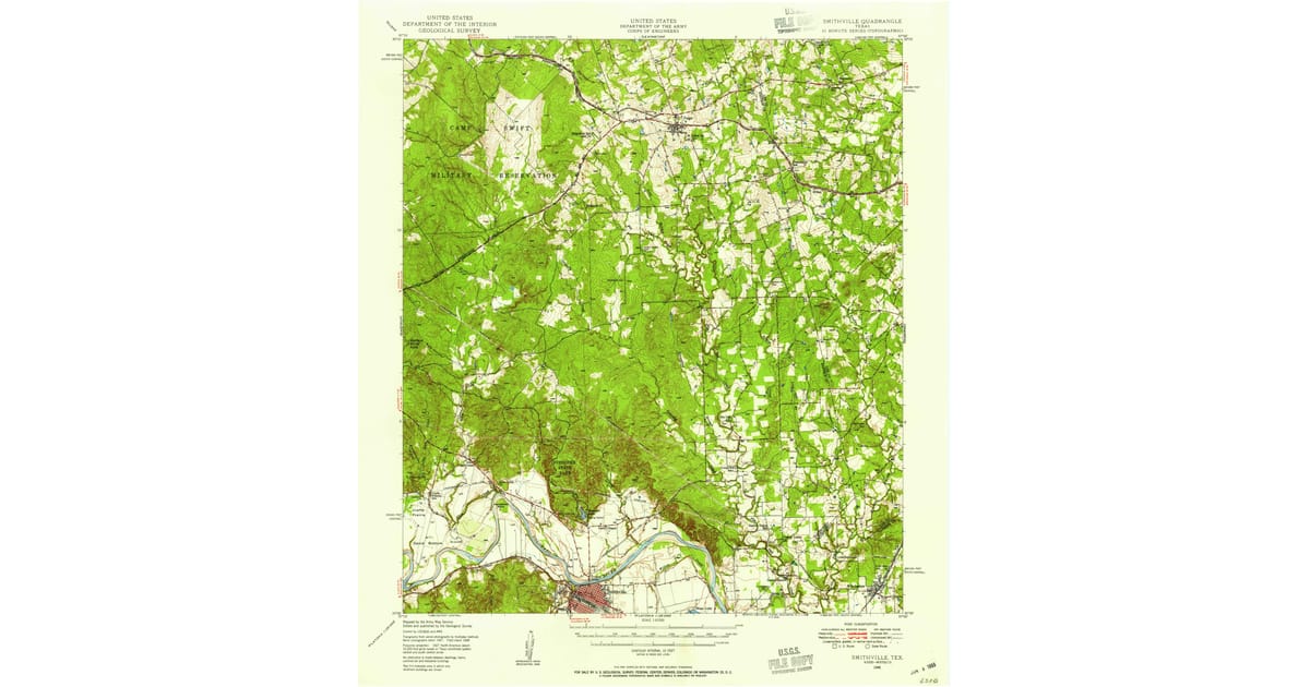1940s Maps of Pin Oak, TX | Pastmaps