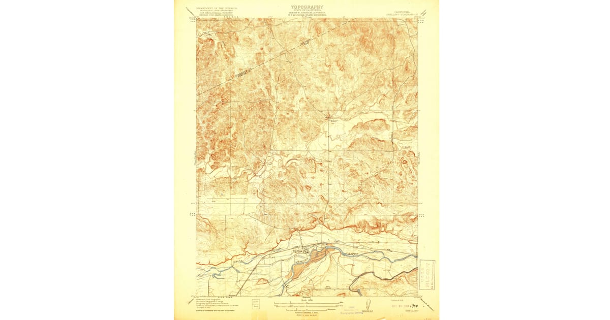 1918 Map of Snelling, CA — High-Res | Pastmaps