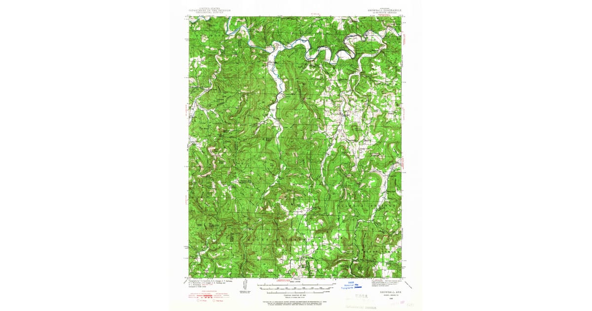 1930s Maps of Searcy County, AR | Pastmaps