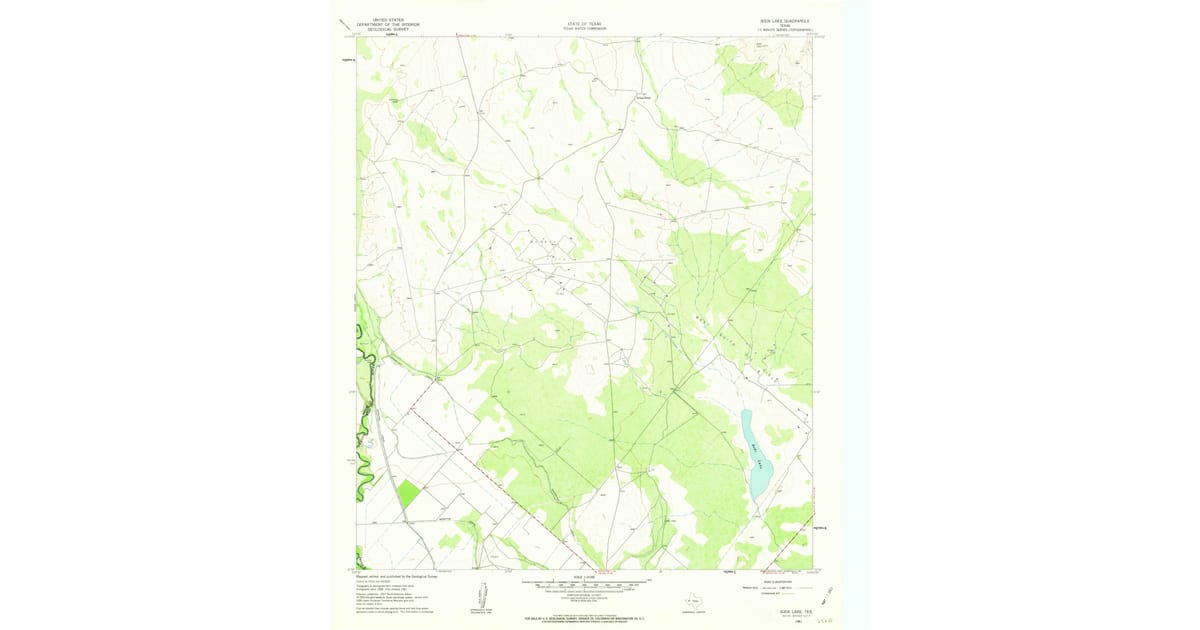 1960s Maps of Ward County, TX | Pastmaps