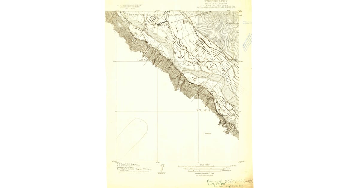 1910 Map of Soledad, CA — High-Res | Pastmaps