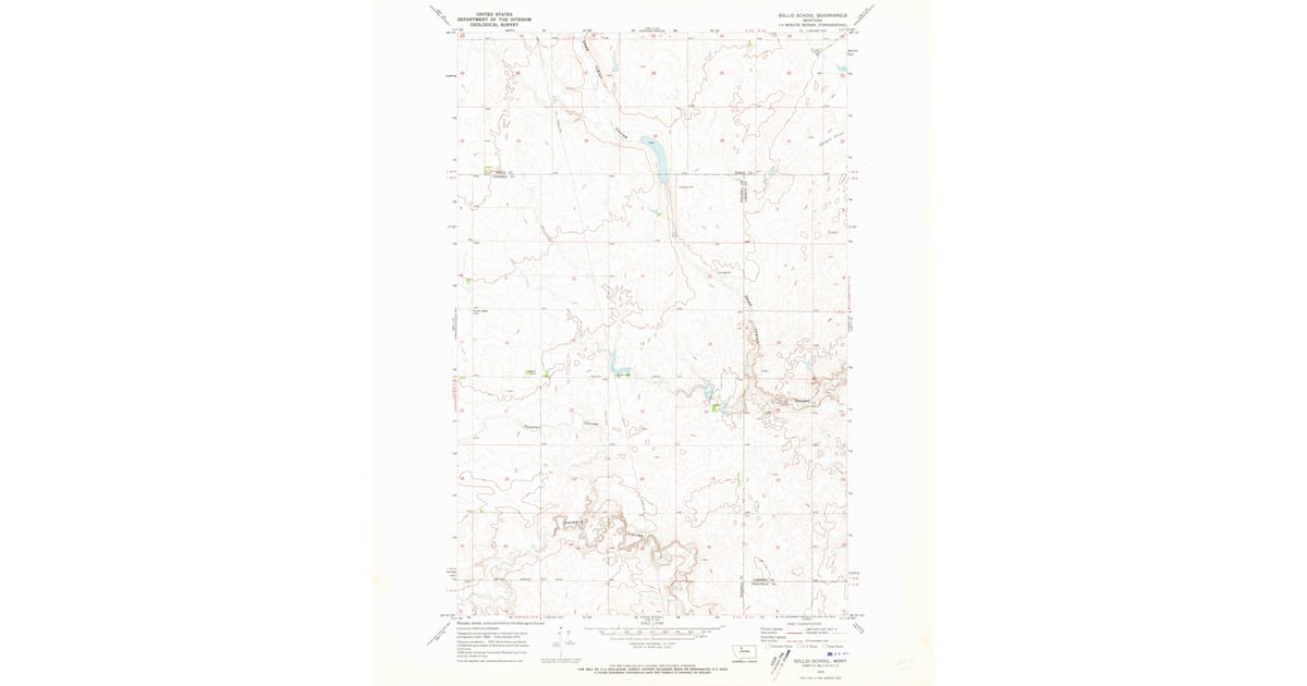 1970s Maps of Pondera County, MT | Pastmaps