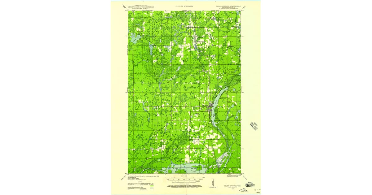 Old Maps of Solon Springs, WI | Pastmaps