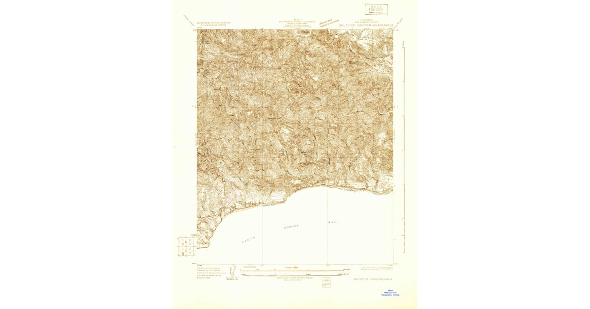 1920s Maps of El Nido, Unincorporated Santa Monica Mountains | Pastmaps