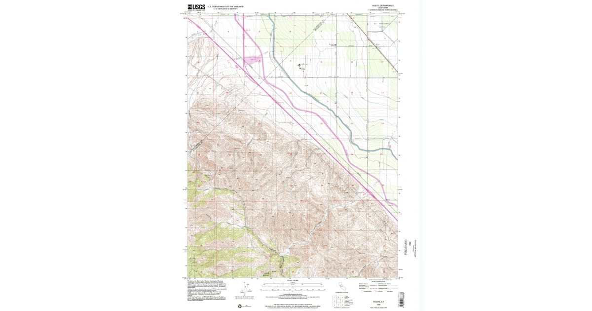 1999 Map of Solyo, Stanislaus County, CA — High-Res | Pastmaps