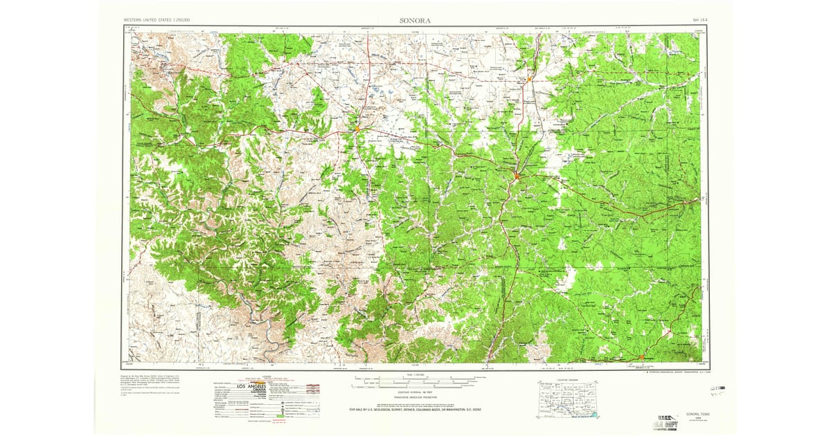 Old Maps of Hospital Ranch, TX | Pastmaps