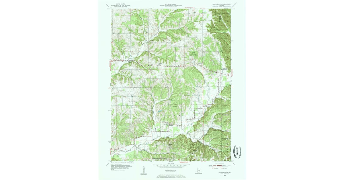 Old Maps of Bartle, IN for Academic Research | Pastmaps
