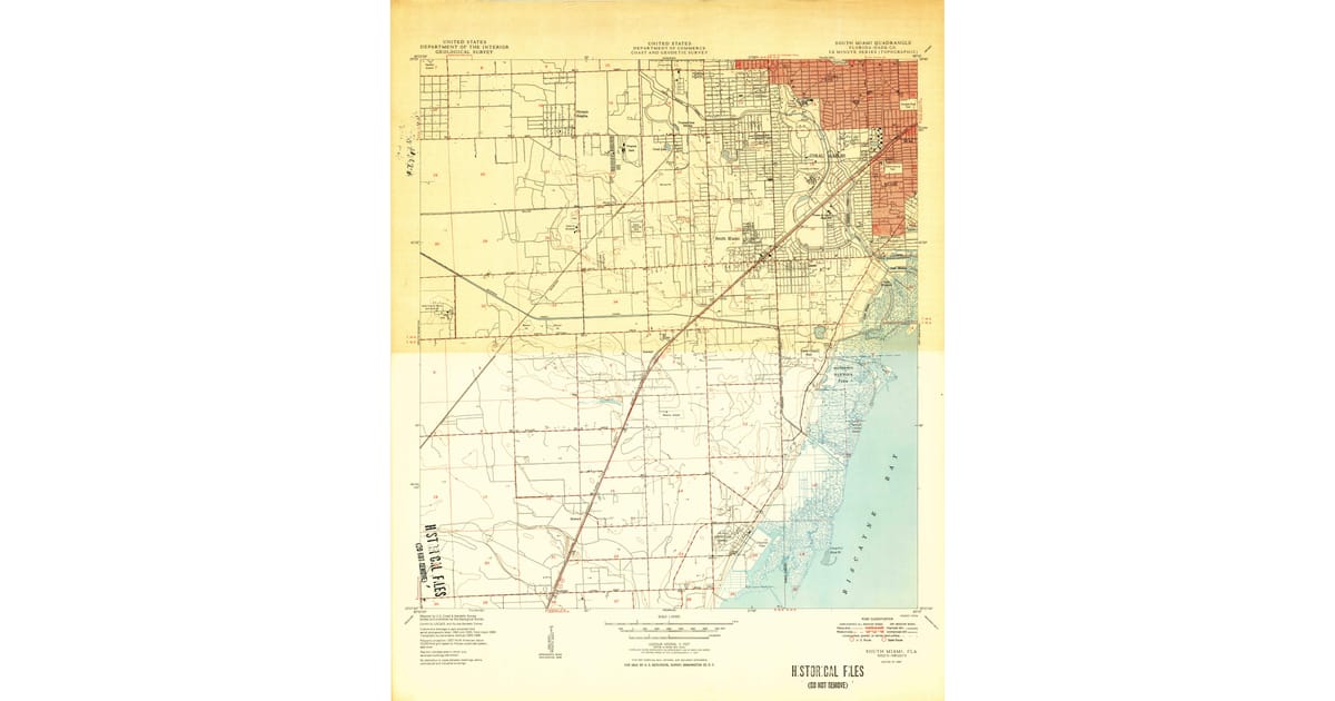 Old Maps of Dutch South African Village, Miami-Dade County | Pastmaps