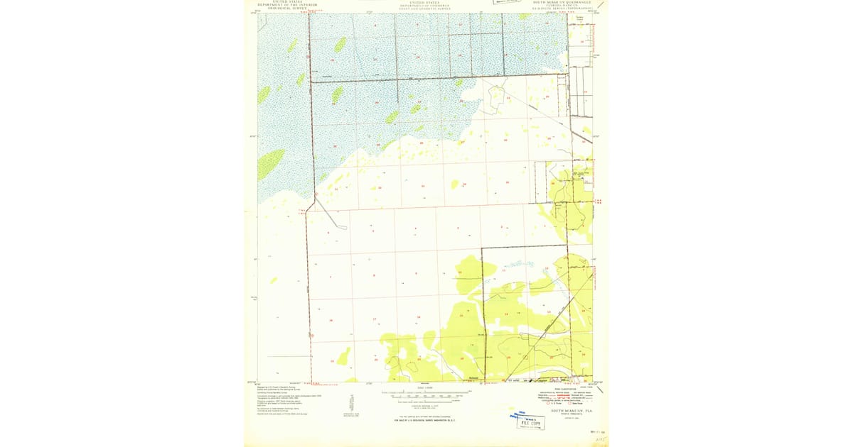 Old Historical Maps of Kendale Lakes, FL | Pastmaps