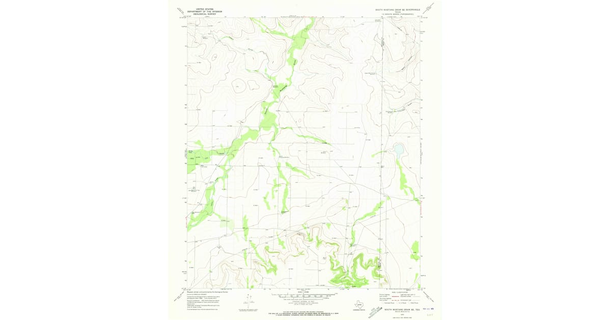 1970s Maps of Irion County, TX | Pastmaps