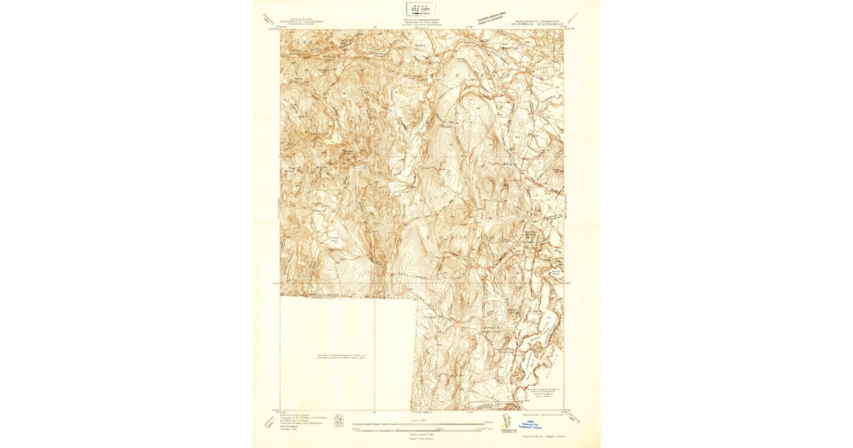 1930s Maps of Northwest Hills Planning Region, CT | Pastmaps