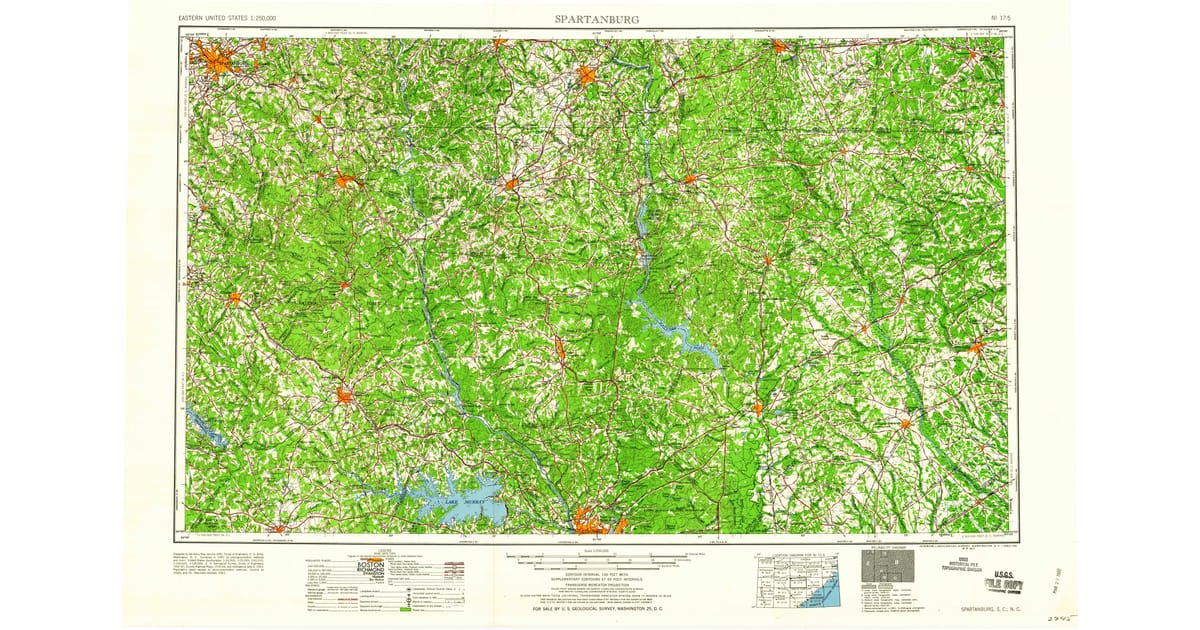 1960s Maps of Elgin, SC | Pastmaps