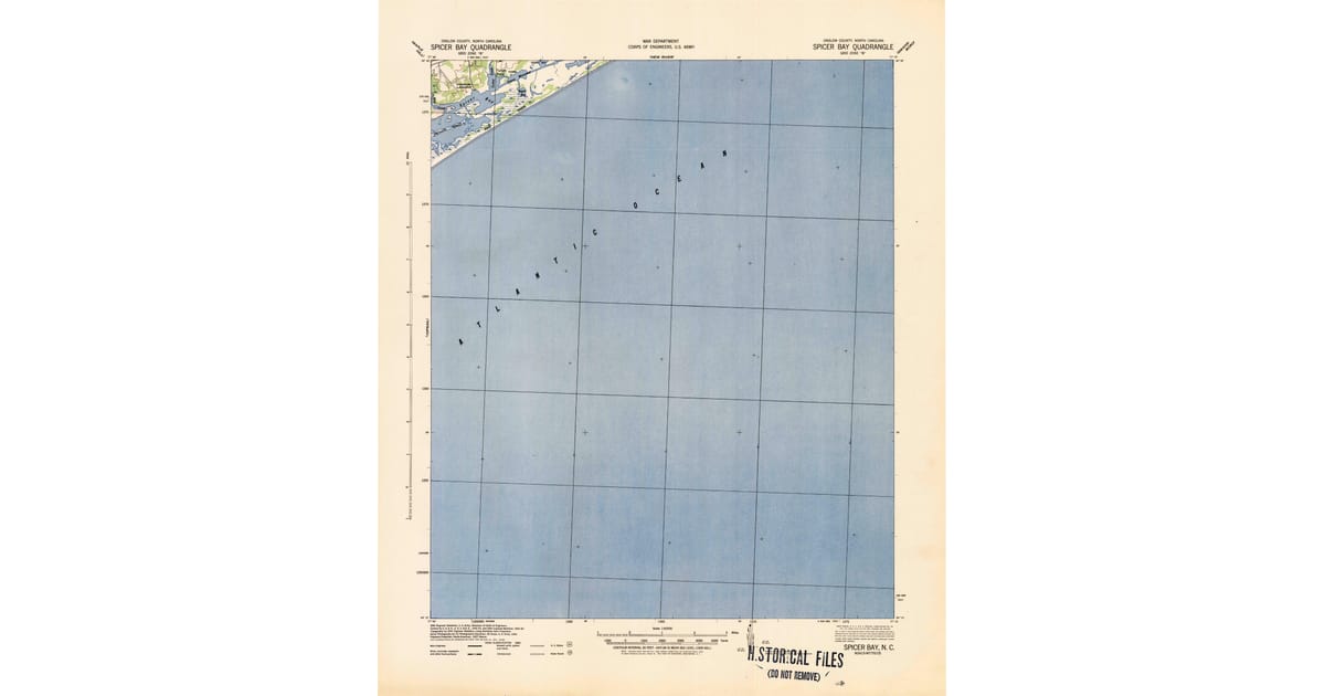 Old Maps of Pender County, NC for Metal Detecting | Pastmaps