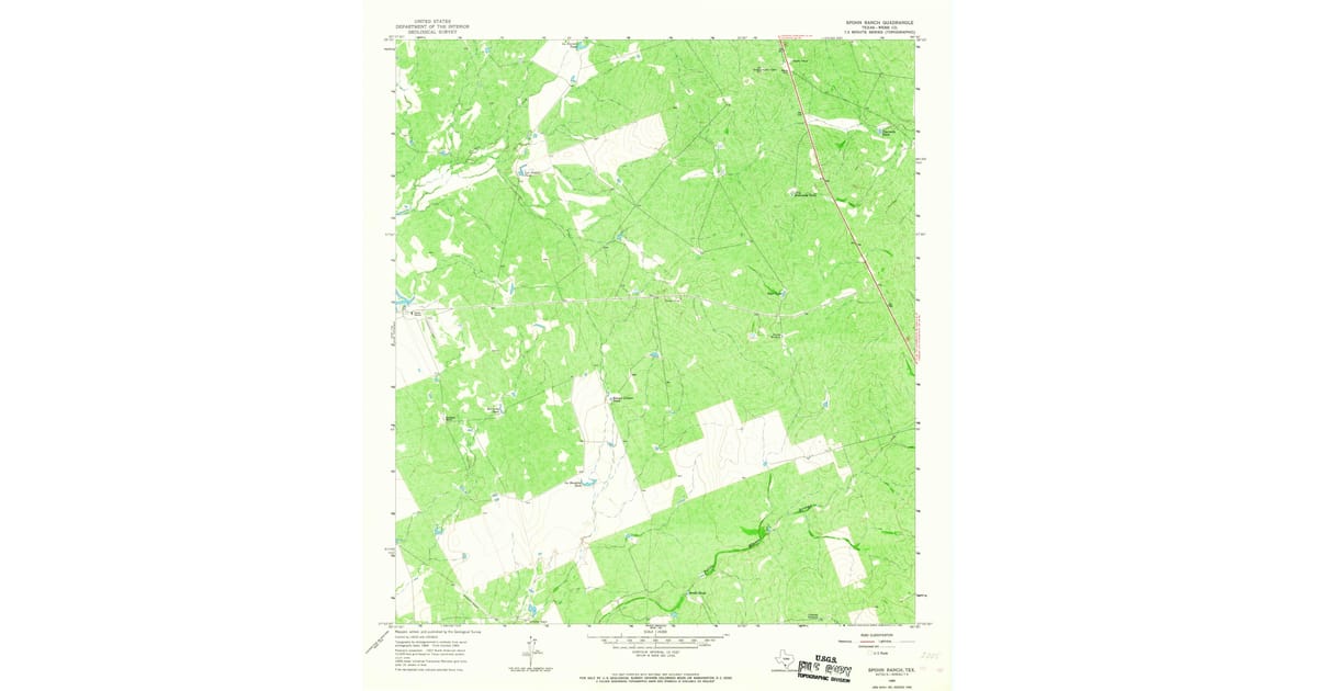 1960s Maps of La Moca Ranch Colonia, TX | Pastmaps