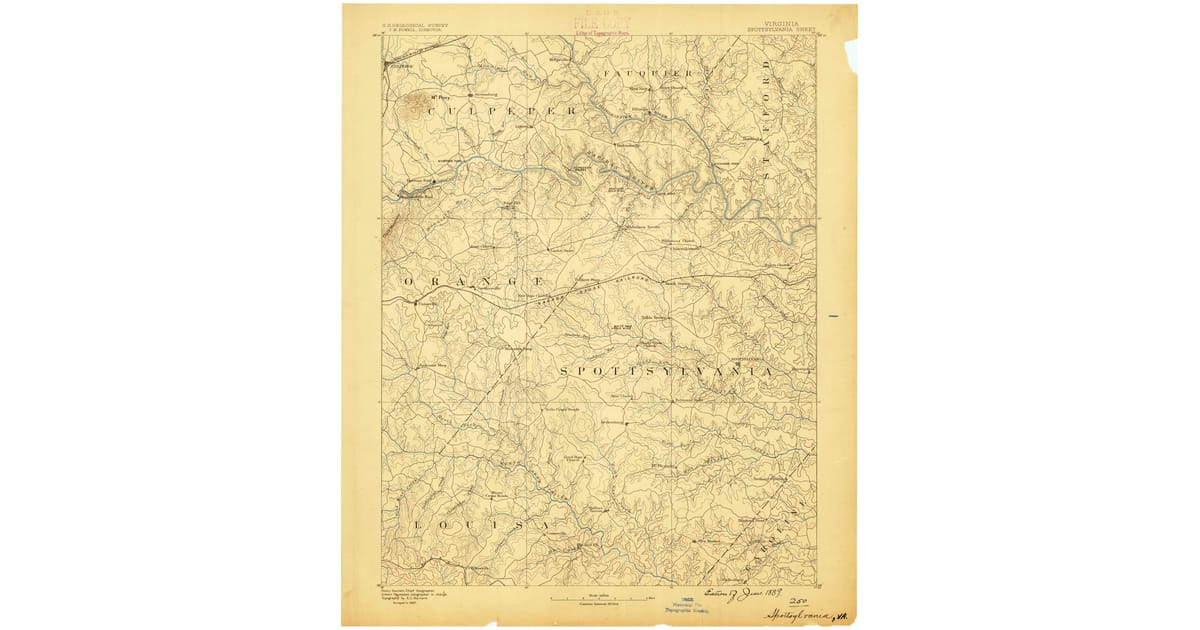 1880s Maps of Partlow, VA | Pastmaps