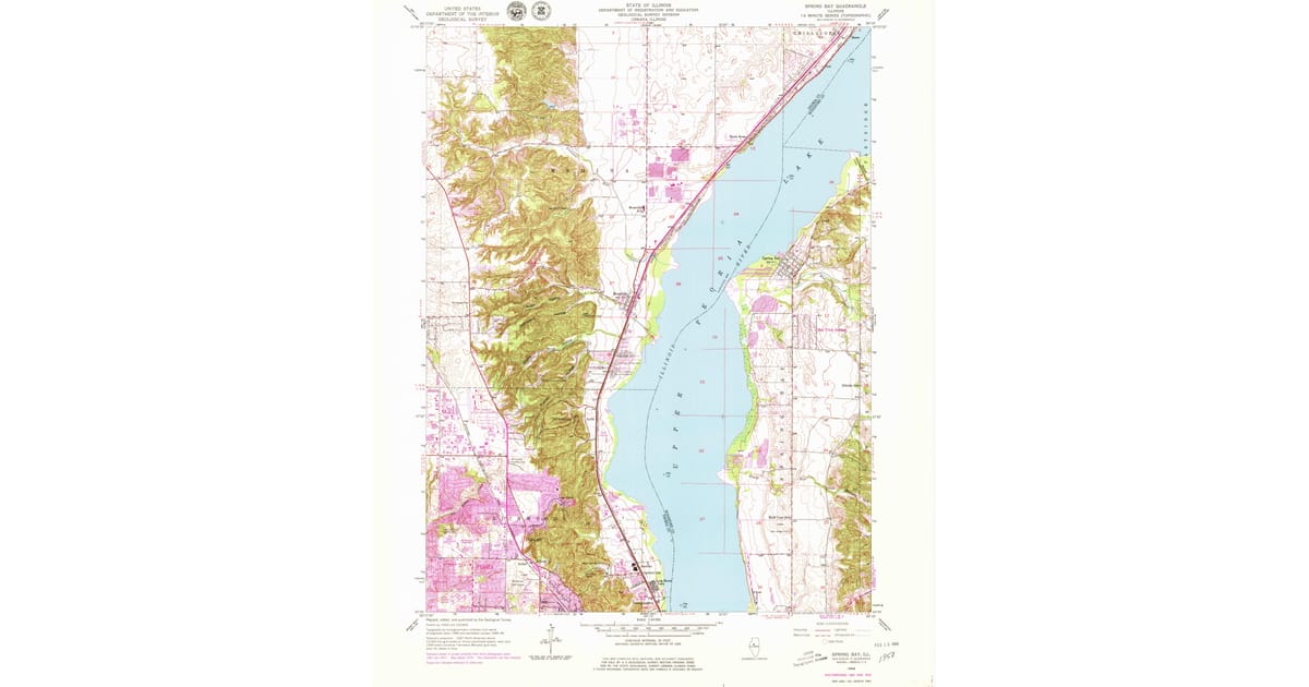 1949 Map of Spring Bay, IL — High-Res | Pastmaps