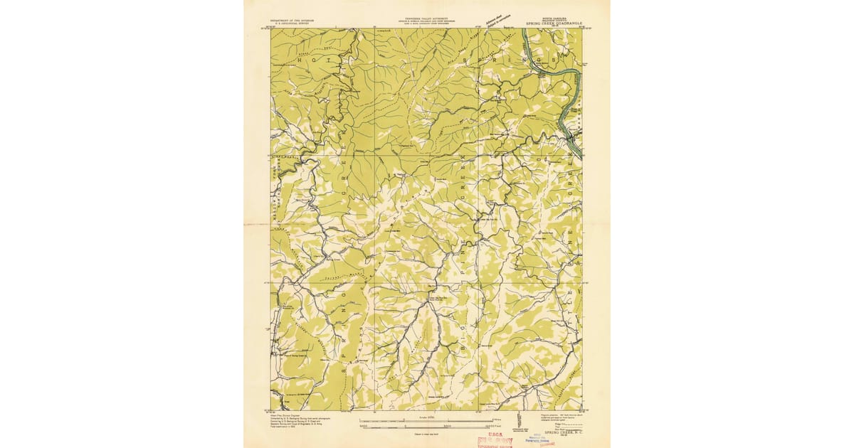 1930s Maps of Barnard, NC | Pastmaps