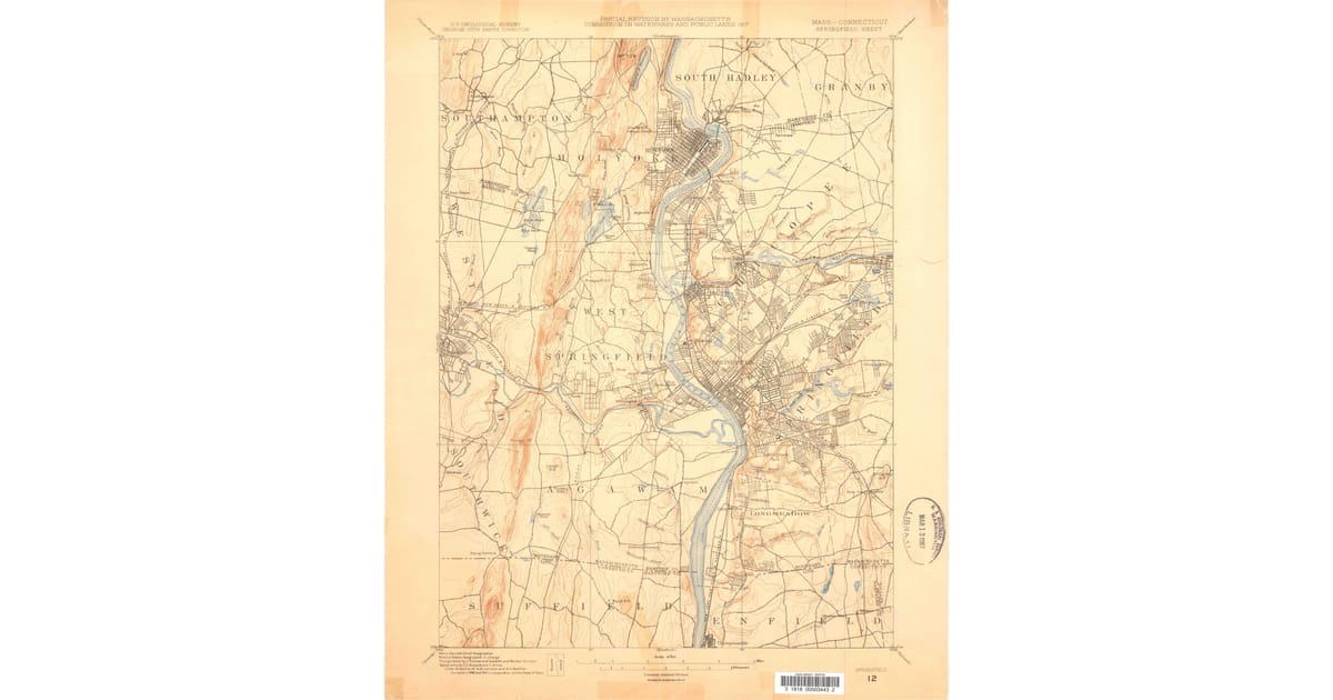 Old Maps of Suffield, CT for Genealogy | Pastmaps