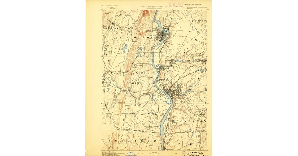 1889 Map of Springfield, MA — High-Res | Pastmaps