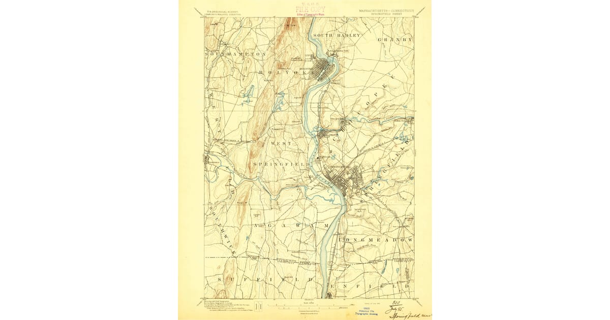 1895 Map of Springfield, MA — High-Res | Pastmaps