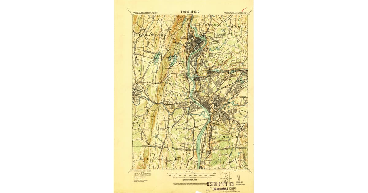 1920 Map of Springfield, MA — High-Res | Pastmaps