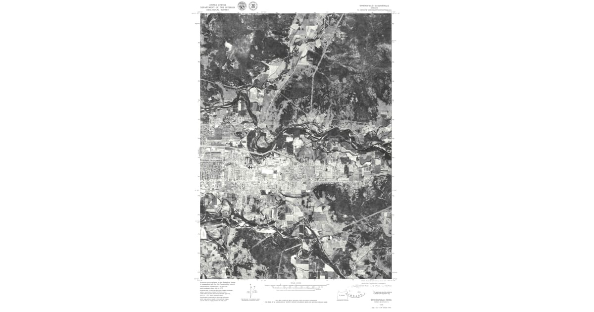 1976 Map of Springfield, OR — High-Res | Pastmaps