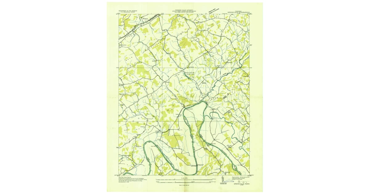 1900s (20th Century) Maps of Scoot Mill, TN | Pastmaps