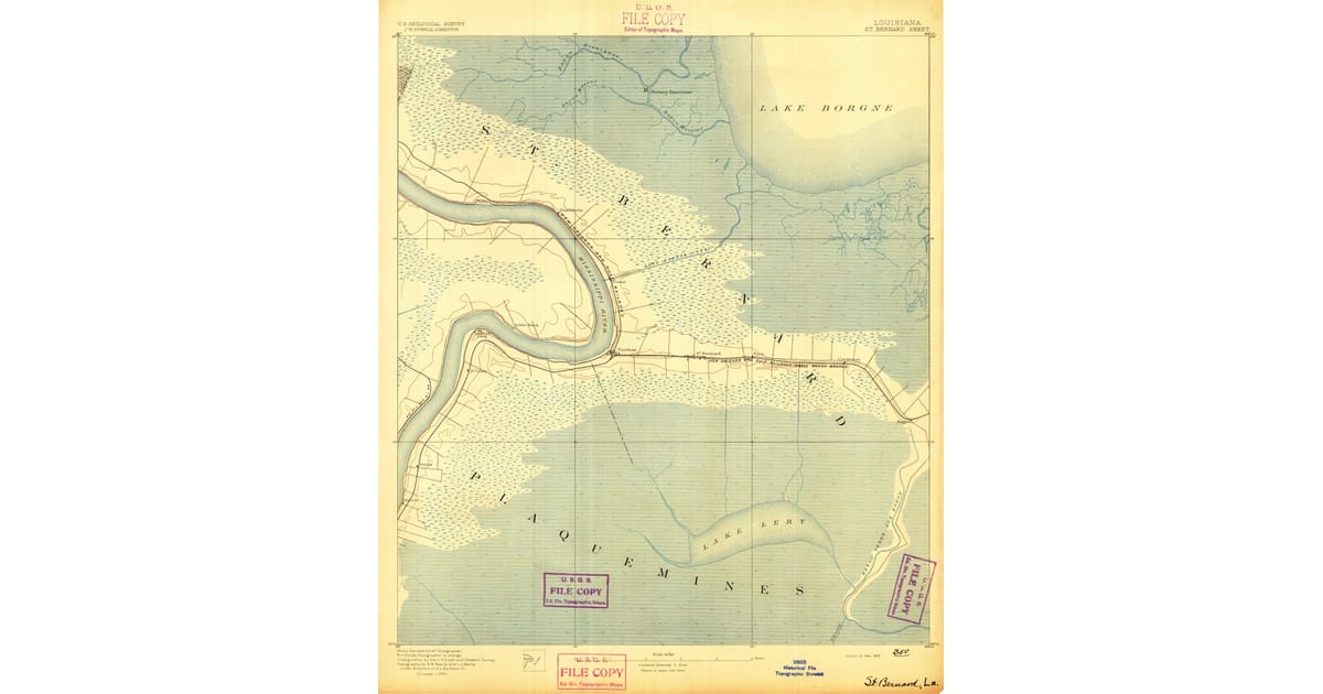 Old Maps of Saint Claude Heights, LA | Pastmaps