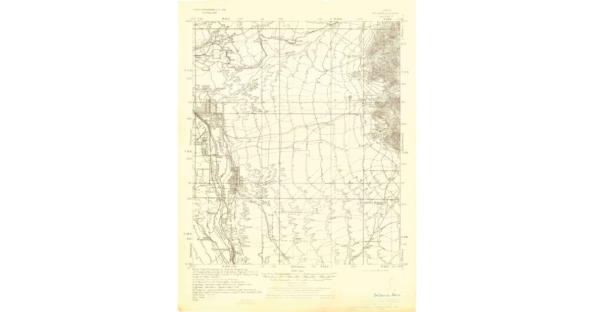 1920s Maps of Contention, AZ | Pastmaps