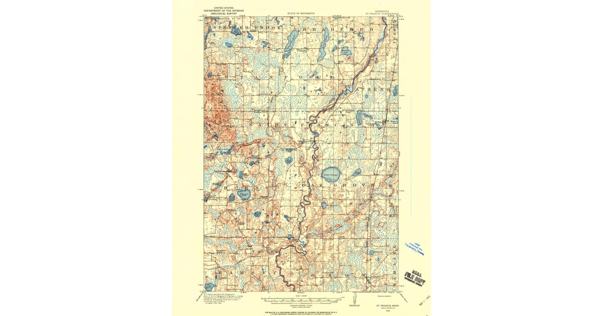 Old Maps of Nowthen, MN for Metal Detecting | Pastmaps