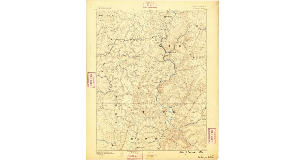 1800s (19th Century) Maps of Marion County, WV | Pastmaps