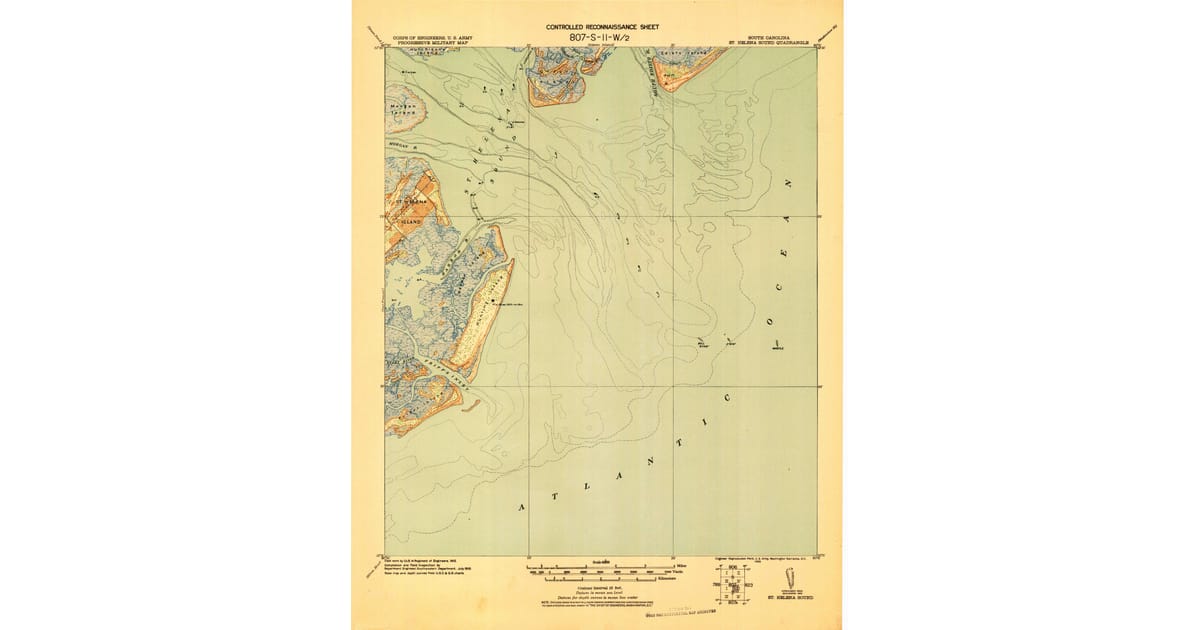 1920s Maps of Charleston County, SC | Pastmaps