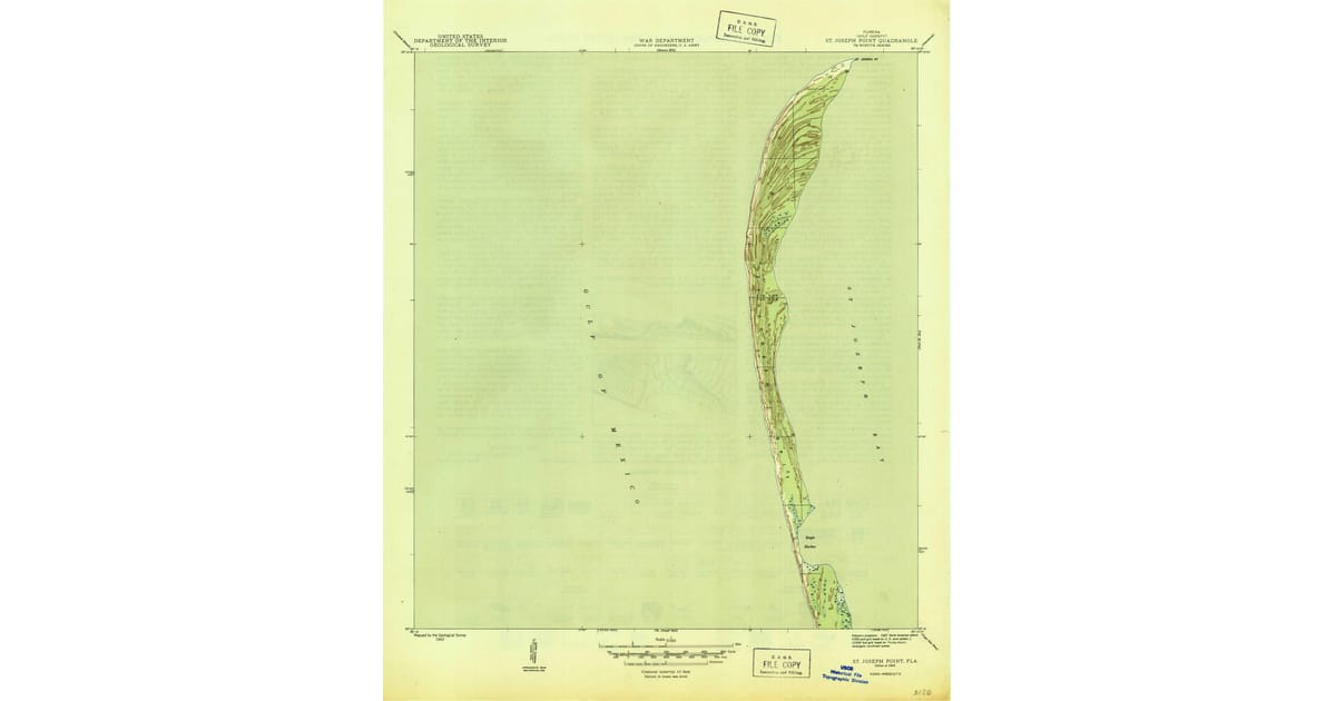 Old Maps of Sunset Pointe, Gulf County | Pastmaps