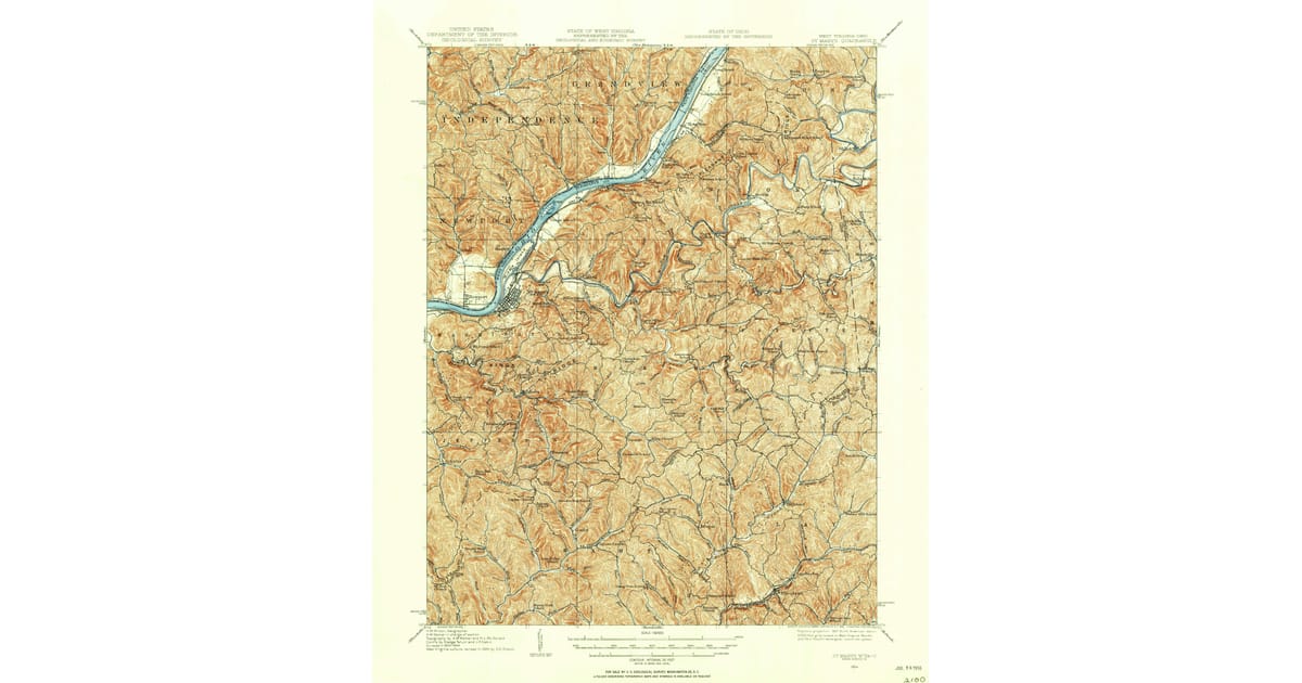 1920s Maps of Deucher, OH | Pastmaps