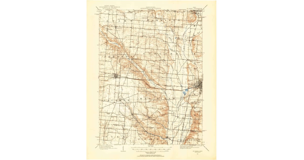 Old Maps of Springbrook, Champaign County | Pastmaps